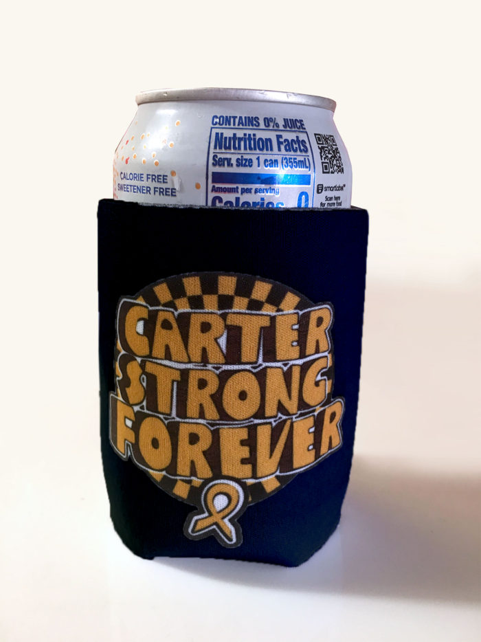 Carter Strong Forever – black logo can kuuzie – Team #CarterStrongForever