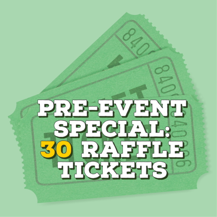 30 raffle tickets for Crush Childhood Cancer Bash – Team # ...